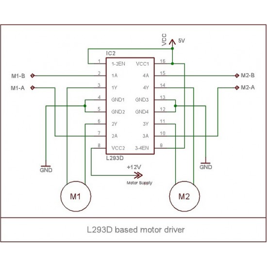 L293d Motor Driver Ic Pinout Equivalent Ics Features And 59 Off